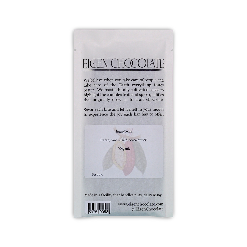 Eigen Dark Chocolate Dominican Republic 70% – Bar & Cocoa