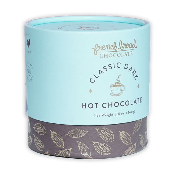 French Broad Dark Hot Chocolate Mix Organic Cacao – Bar & Cocoa