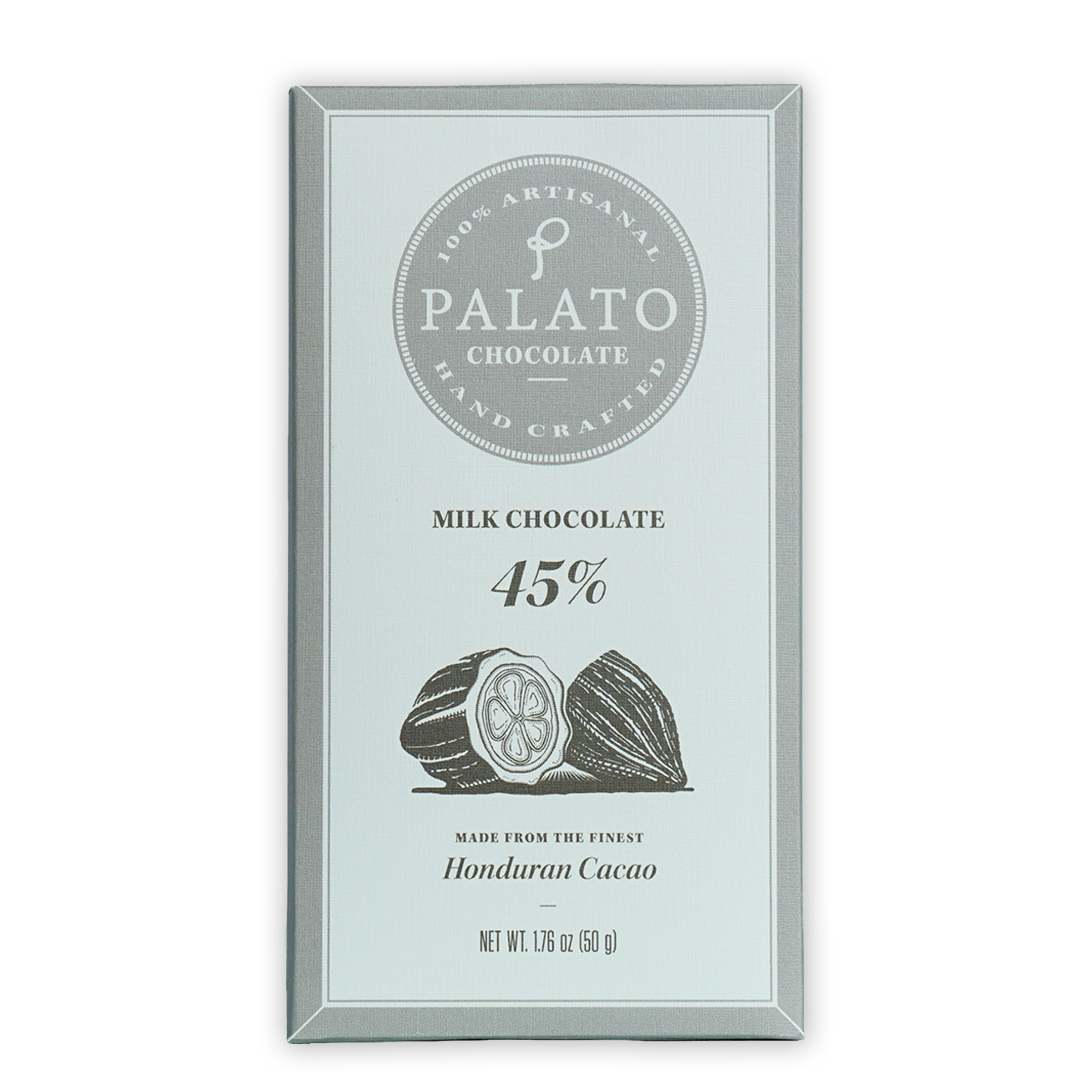 Palato 45% Single Origin Honduras Milk Chocolate Bar – Bar & Cocoa