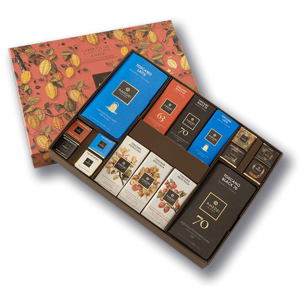 Amedei Chocolate Gift Box Icon (Factory Collection) – Bar & Cocoa