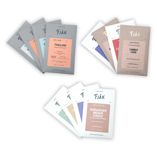 Fjåk Chocolate Bundles 4 Bars Assorted Flavors – Bar & Cocoa