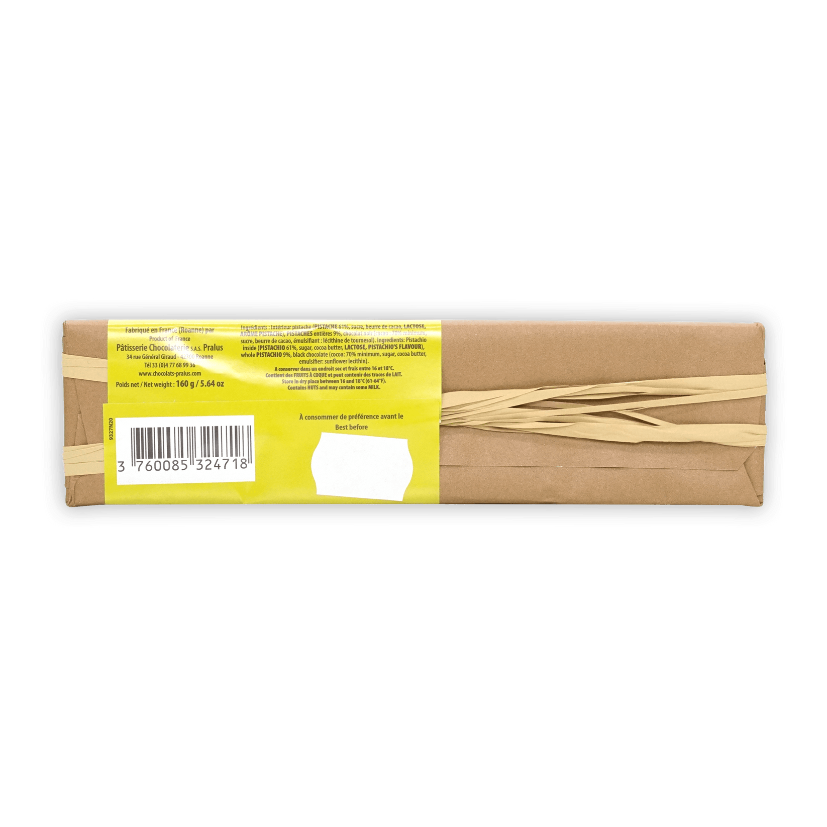 Pralus Infernale Pistachio Praline Dark Chocolate Bar – Bar & Cocoa