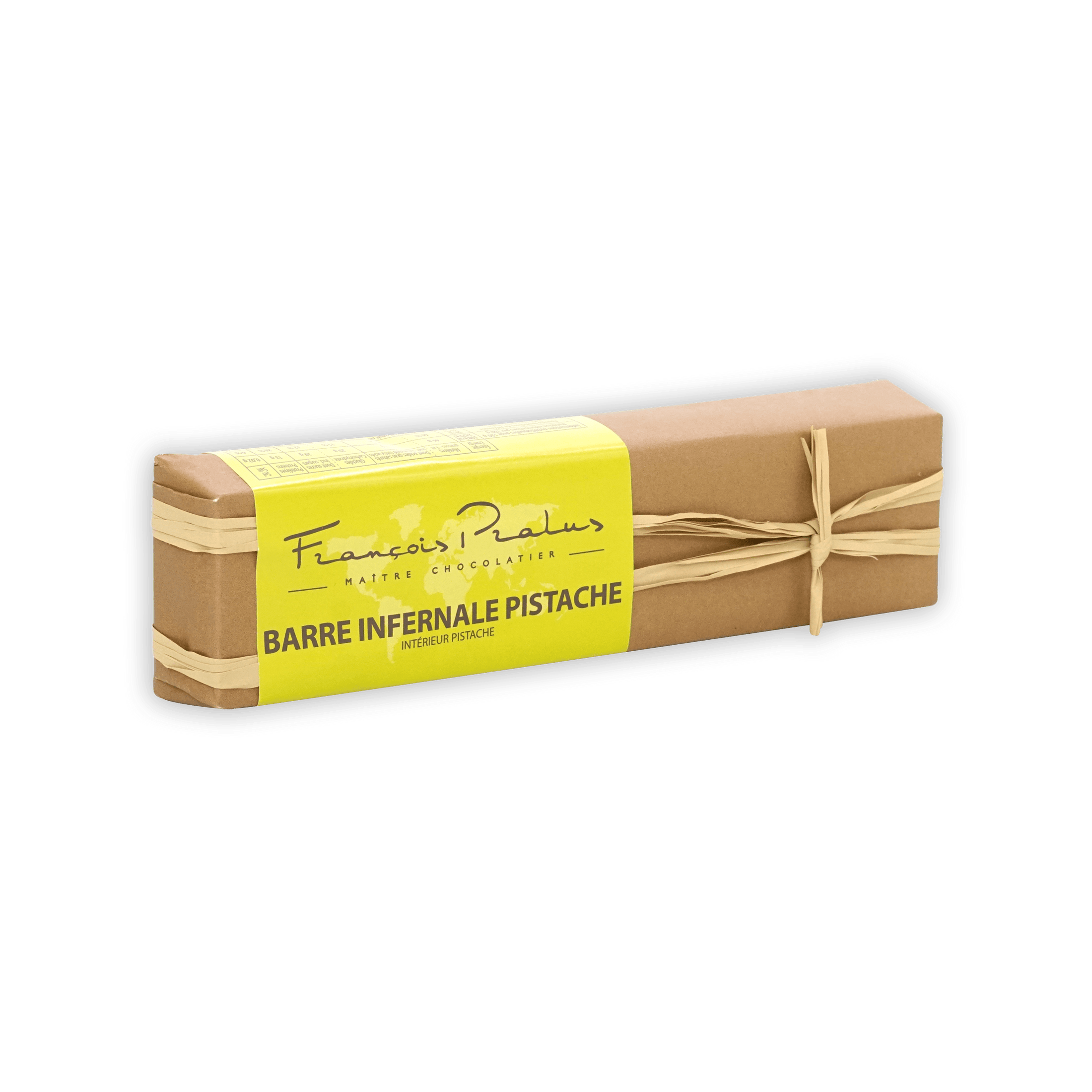 Pralus Infernale Pistache Praline Bar 75% – Bar & Cocoa
