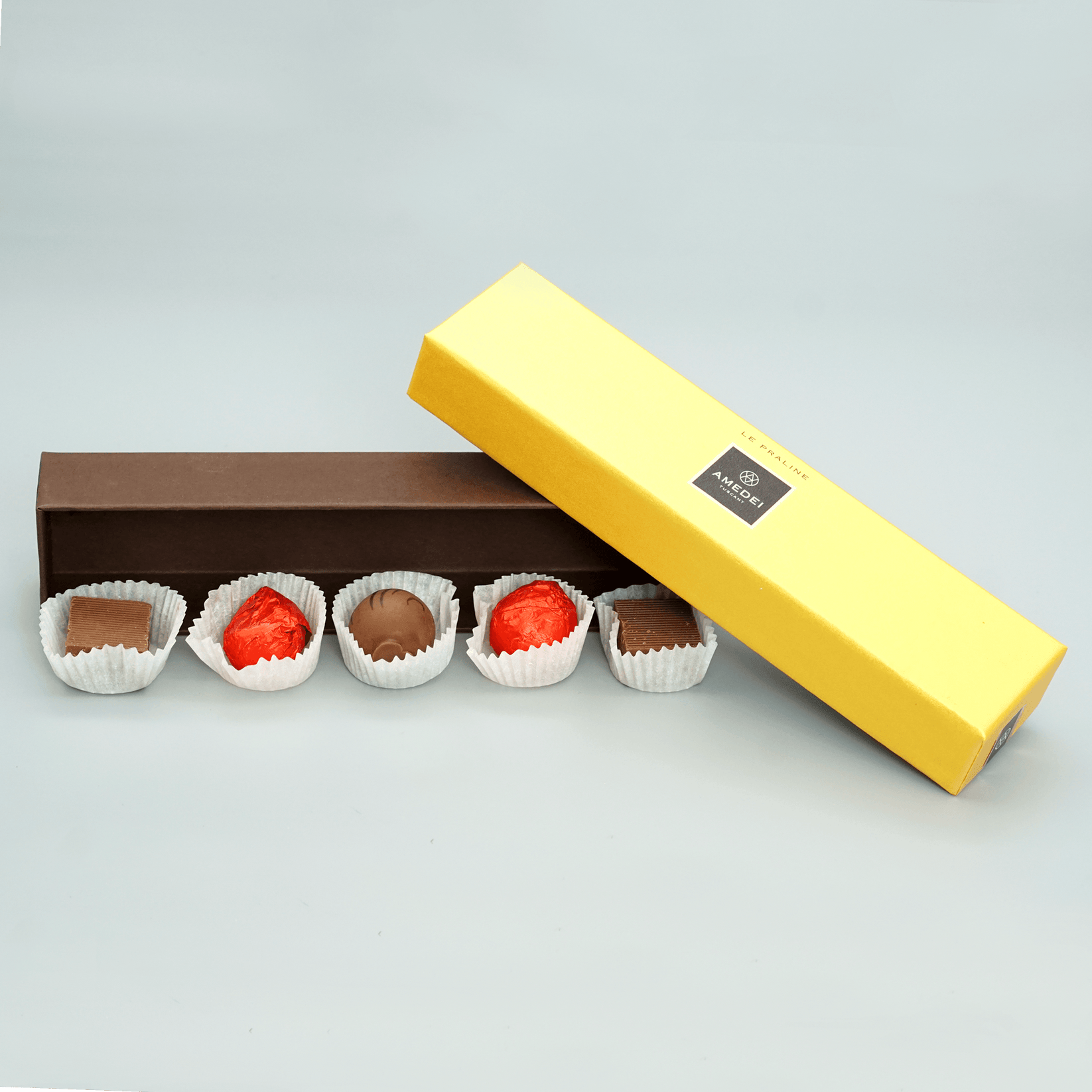 Amedei Assorted Pralines Gold Box (5 pcs) – Bar & Cocoa